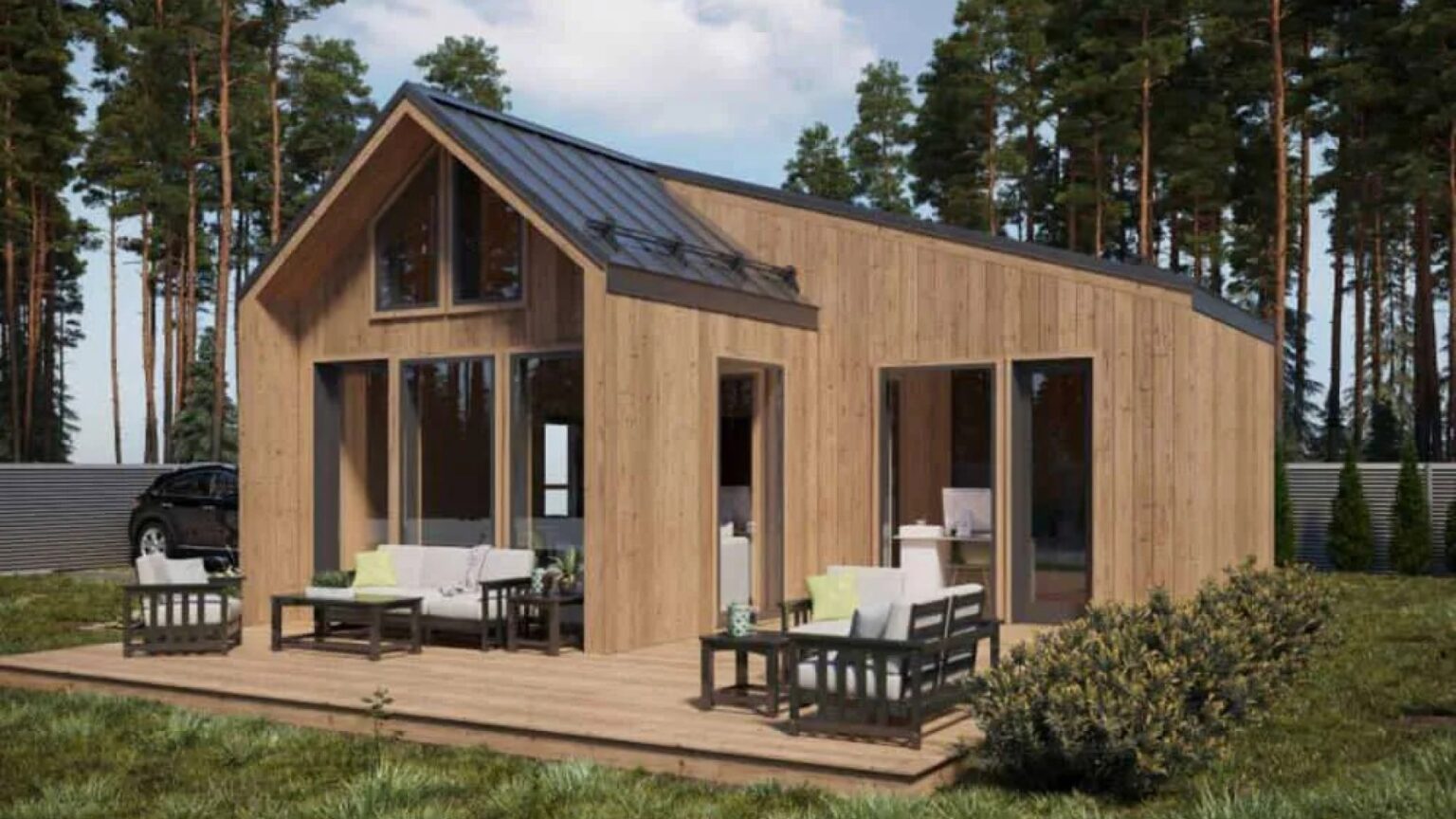 The Nordic prefab house that hits in the United States: 430 sqft and ...
