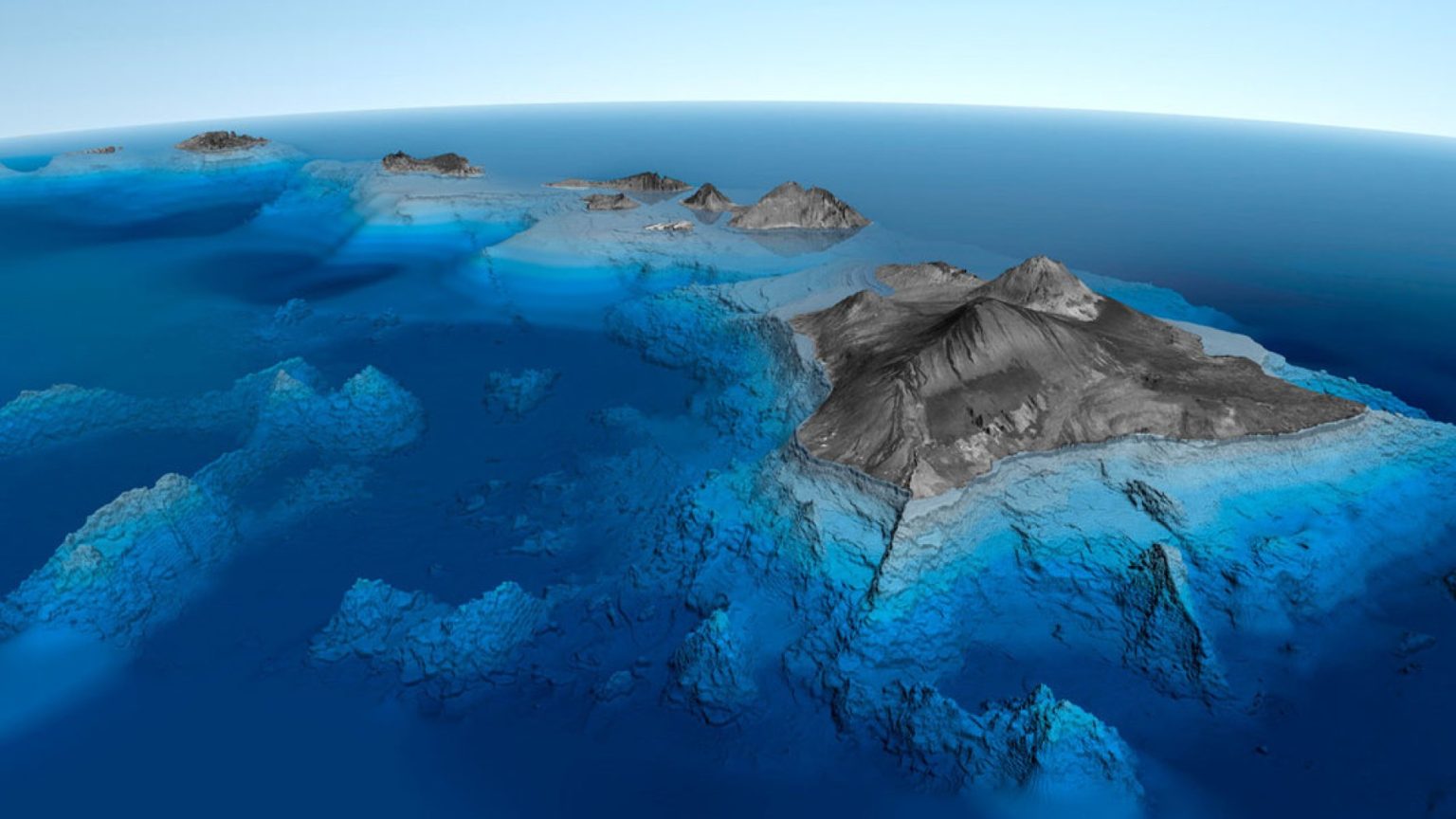 Astonishing Atlantis found in this country: sunken islands under the ...