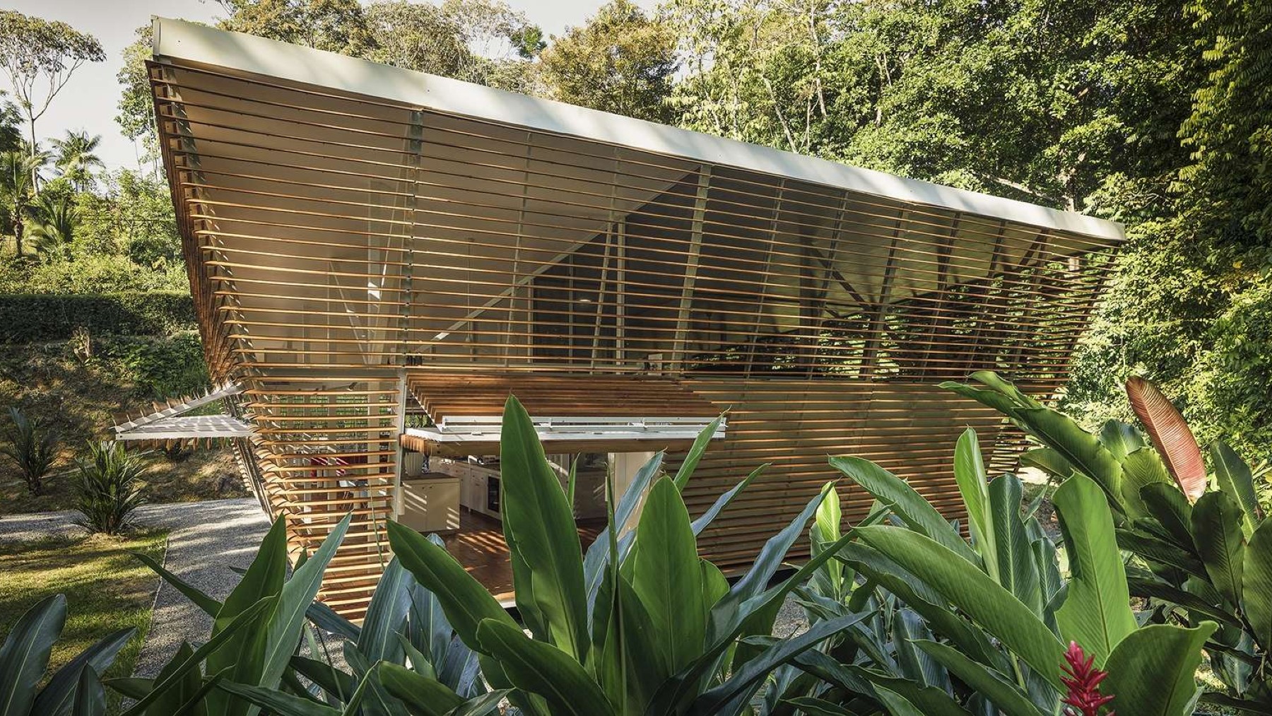 $150,000 for This Jungle Retreat: Wood Prefab House with Zero Carbon ...