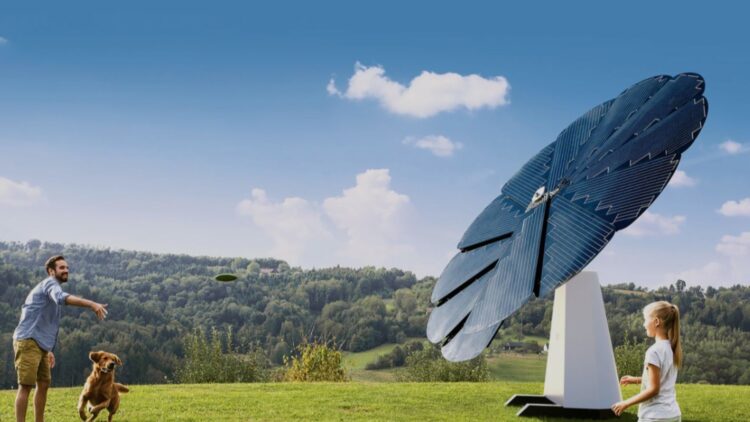 The first photovoltaic flower you can have in your garden: 6200 kWh and ...