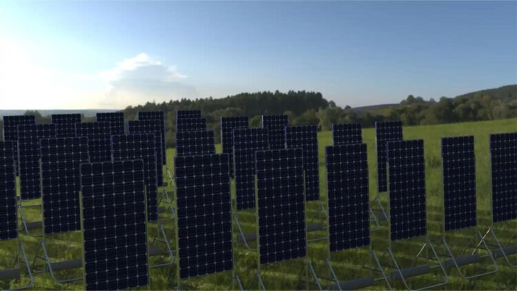 The mystery of this vertical solar panel: it generates more energy, but ...