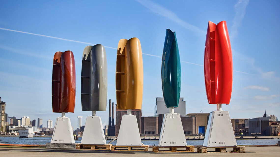 The tulip wind turbine that sweeps this winter: It works even at night ...