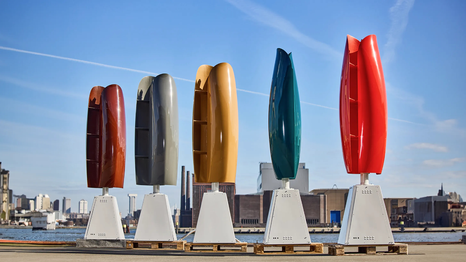 The tulip wind turbine that sweeps this winter: It works even at night ...