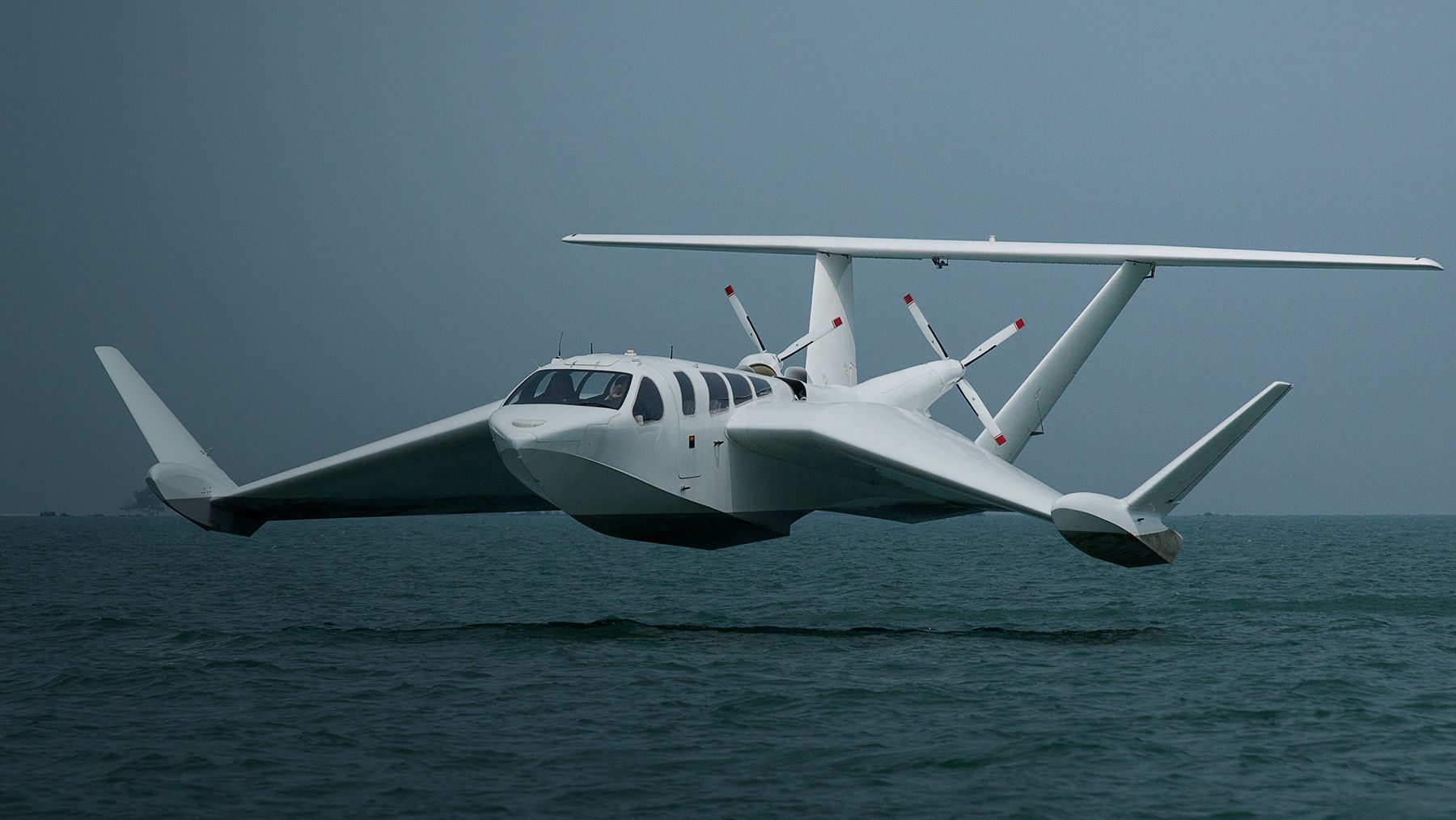 Goodbye ships and airplanes: This goes by water and by air, with an ...