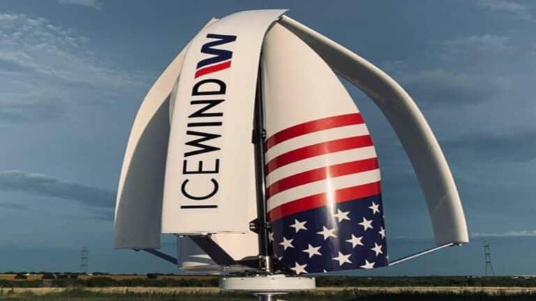 It's aesthetic as futuristic — 600 watts from this wind turbine for home