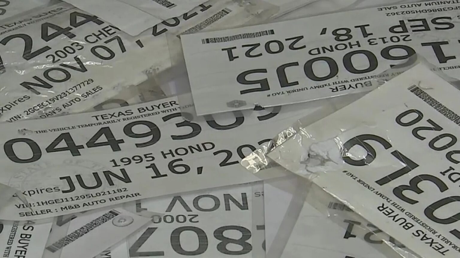 Say goodbye to these vehicles tags — Soon replaced by metal plates