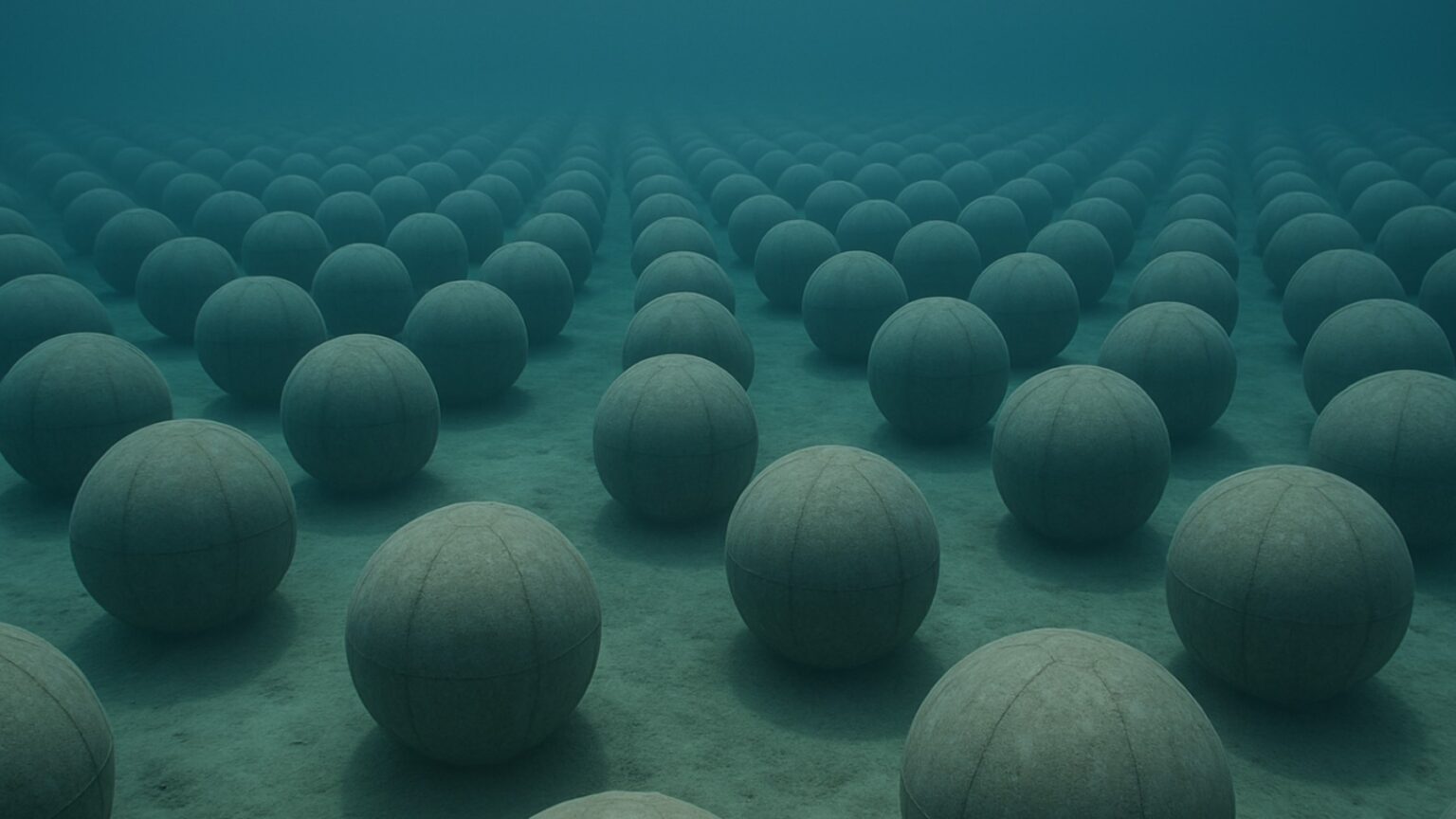 Huge 400-tonne spheres under the sea ― Strange phenomenon spotted on ...