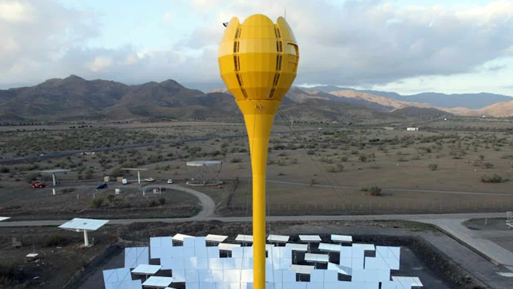 Goodbye to rooftop panels — This 100-foot-tall tower powers cities silently