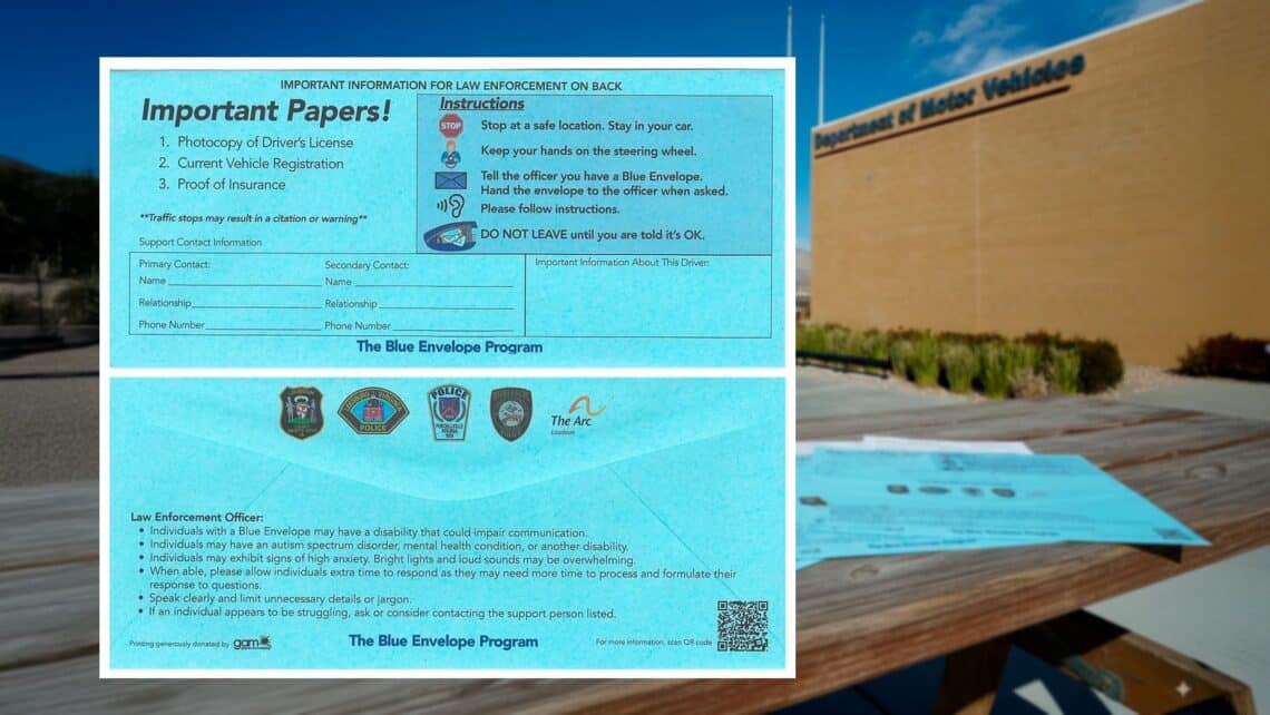 Blue envelopes arrive at DMV counters — Traffic stops change for ...