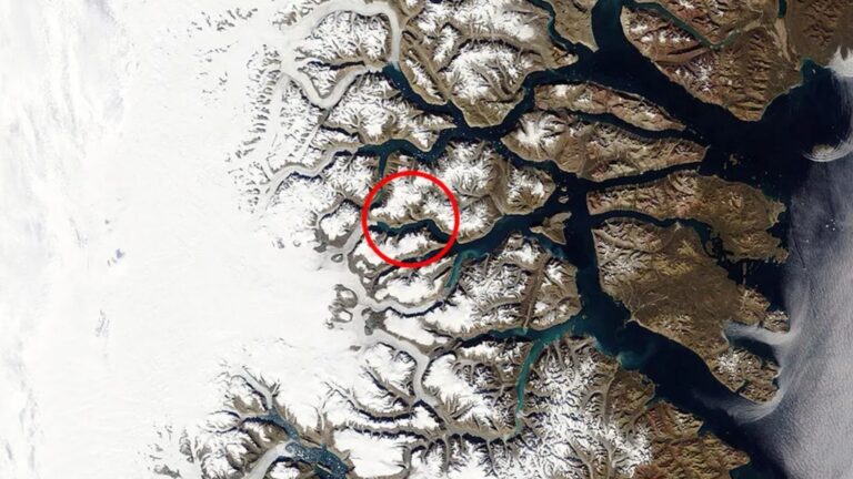 On a peaceful morning, an avalanche of rock and ice triggered a tsunami ...