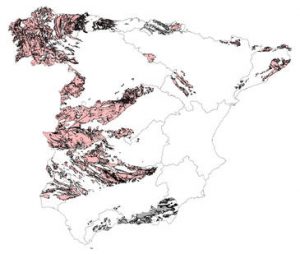 Primer mapa que delimita las zonas más expuestas al radón en España