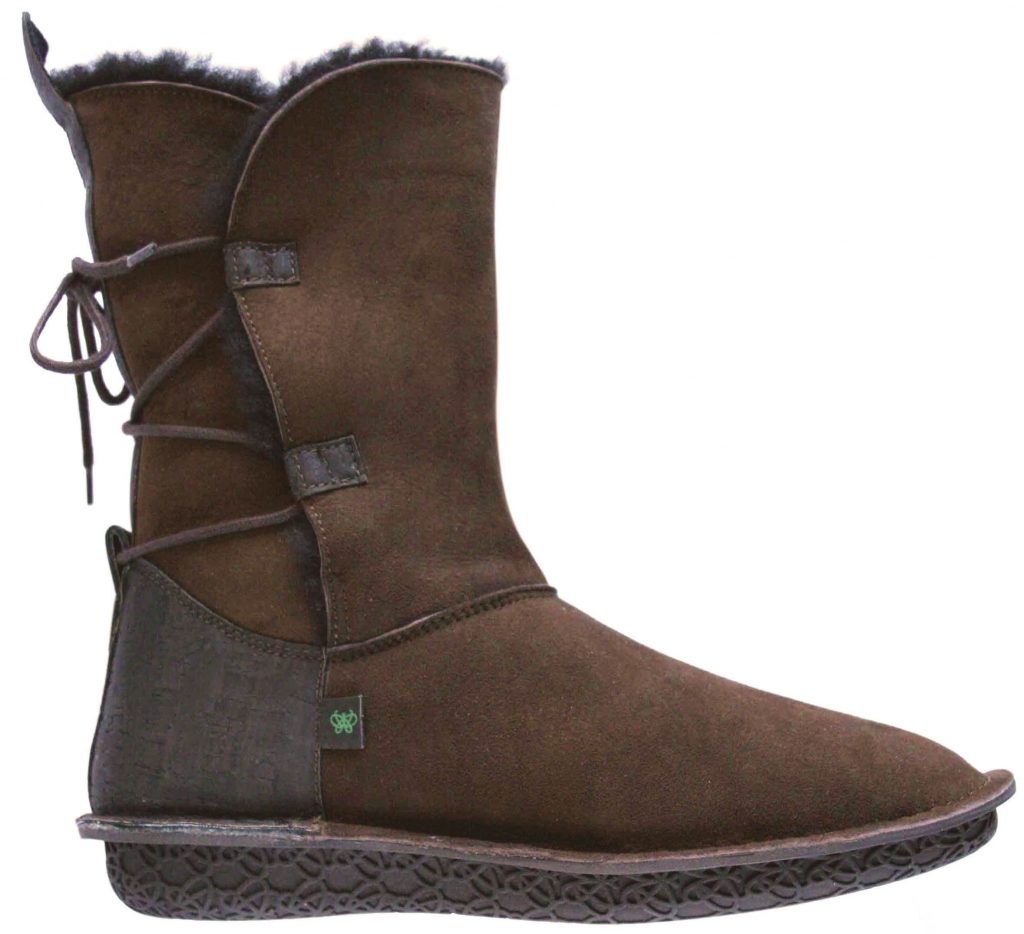 Bota de piel marrón Po-zu modelo Piper