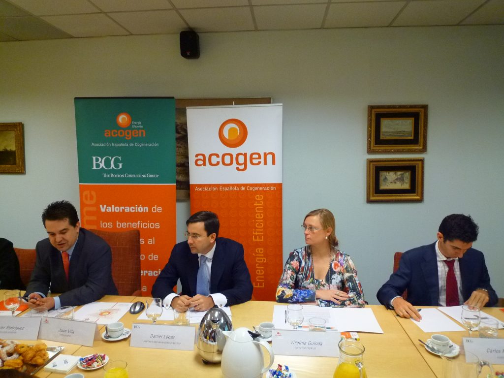 Acogen presenta el estudio de the boston consulting group "valoración ...