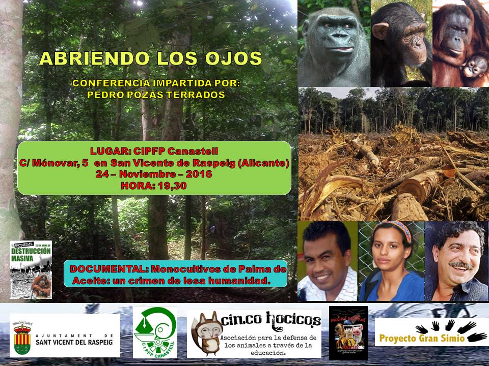 Proyecto Gran Simio imparte conferencia “abriendo los ojos” en San ...
