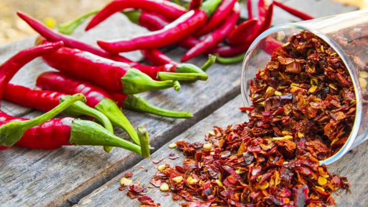 Pimientos picantes y muy saludables