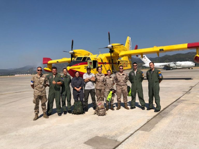 El MITECO ayuda a otros países en la extinción de incendios