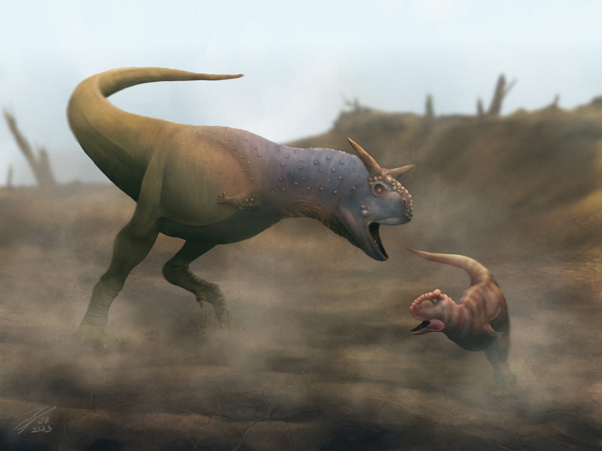 El Koleken y el Carnotaurus, dos dinosaurios que rivalizaban sobre cual ...